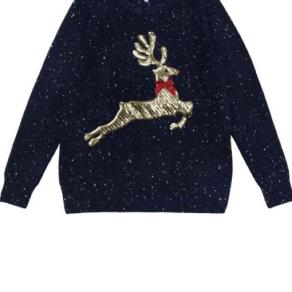 no name | Sweaters | Christmas Sweater Sequin Rain Deer New Without ...